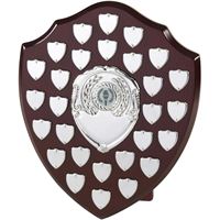 Presentation Shield With 28 Side Shields 30.5cm (12")