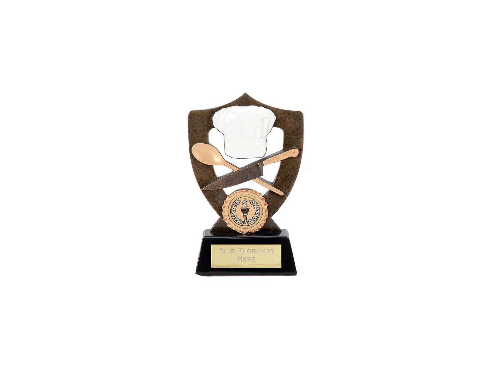 Cooking Trophy with Chefs Hat 17cm (6.75")