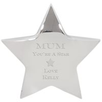 You're A Star Silver Star Paperweight - For Her 9.5cm (4")
