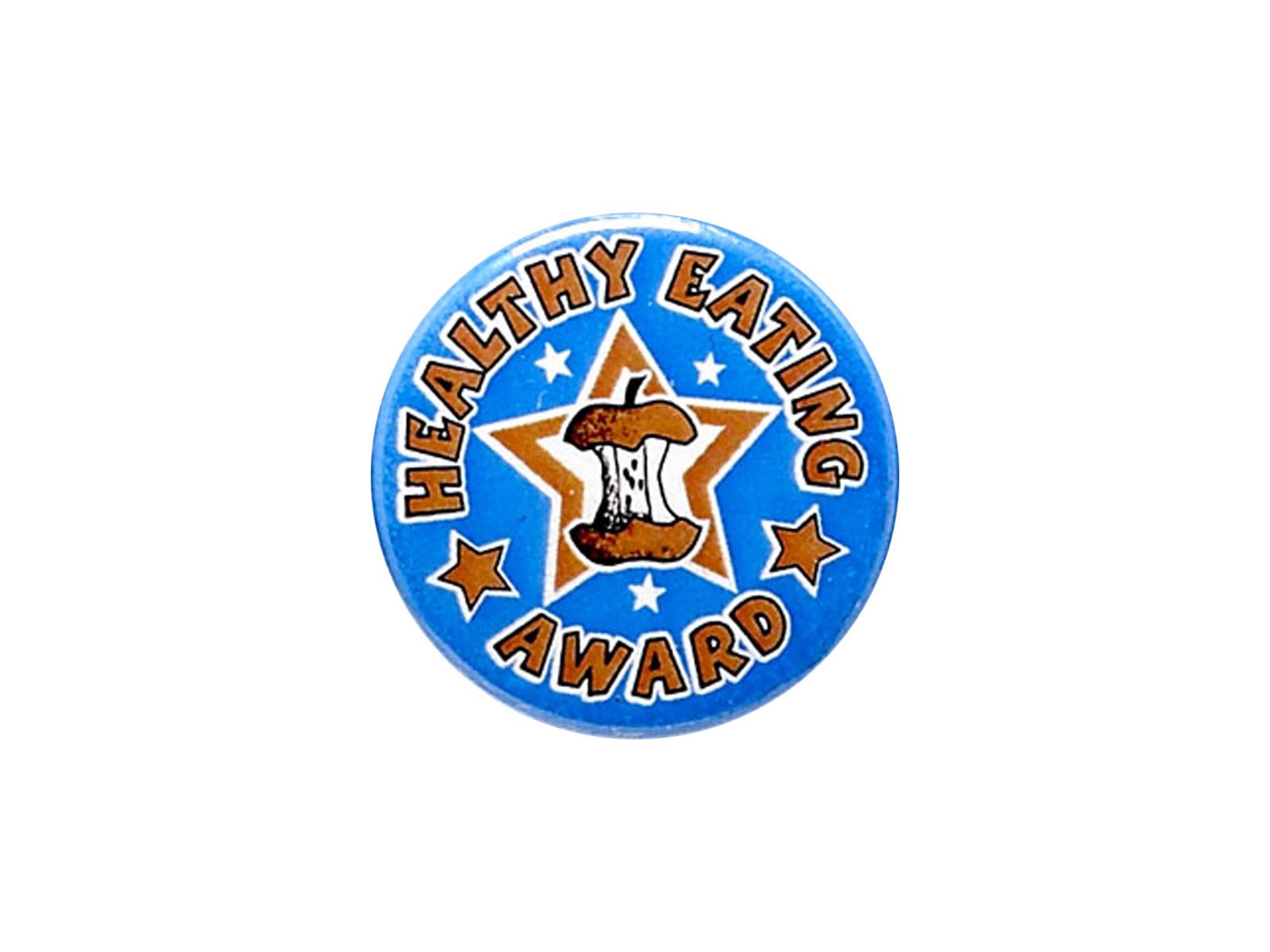 Healthy Eating Award Pin Badge 25mm (1")