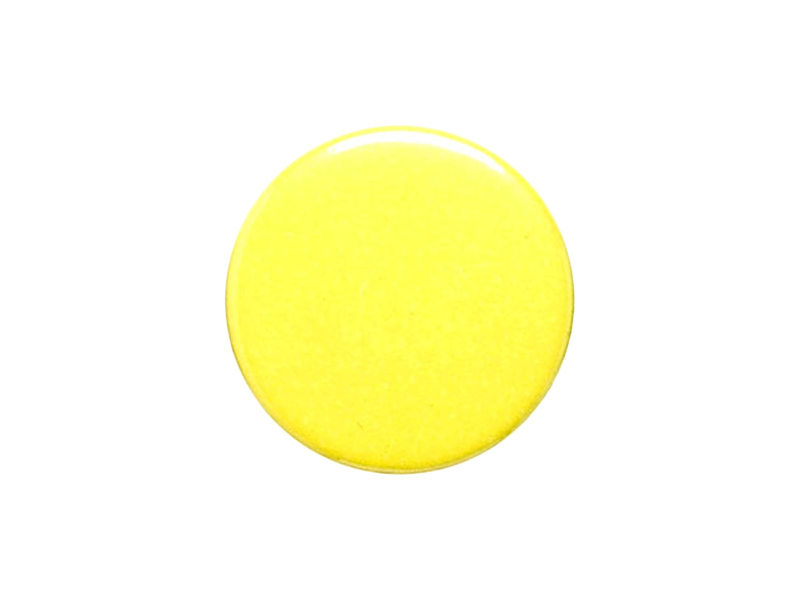 Yellow Pin Badge 25mm (1")