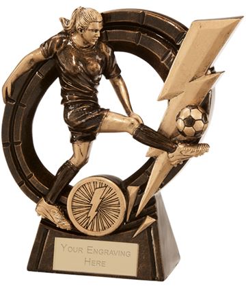 Female Football Trophies | Trophy Store