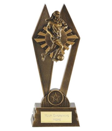 Female Football Trophies | Trophy Store