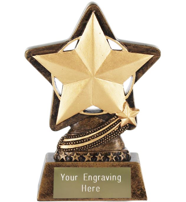 Star Trophy by Infinity Stars 10cm (4")