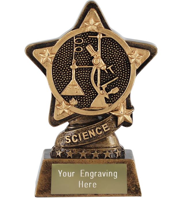 Science Trophy by Infinity Stars 10cm (4")