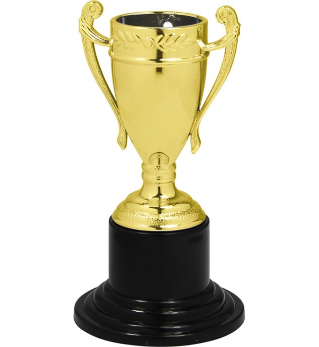 Mini Trophy Cup Medal Gold 10cm (4")