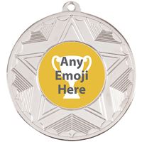 Horizon Emoji Medal Silver 50mm (2")