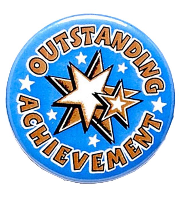 Outstanding Achievement Pin Badge 25mm (1")