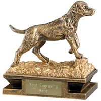Antique Gold Labrador Retriever Dog Trophy 11cm (4.25")