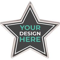 Custom Insert Star Pin Badge 2.5cm (1")