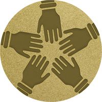 Teamwork Gold Centre Disc 25mm (1")