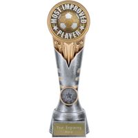iKon Most Improved Player Trophy Antique Silver & Gold 22.5cm (8.75")