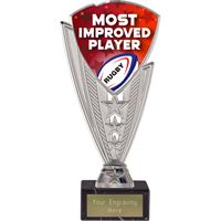 Most Improved Rugby Trophy Silver by Utopia 19.5cm (7.75")