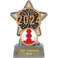 2024 Handball Trophy by Infinity Stars Antique Silver 10cm (4")