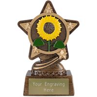 Sunflower Trophy by Infinity Stars 10cm (4")