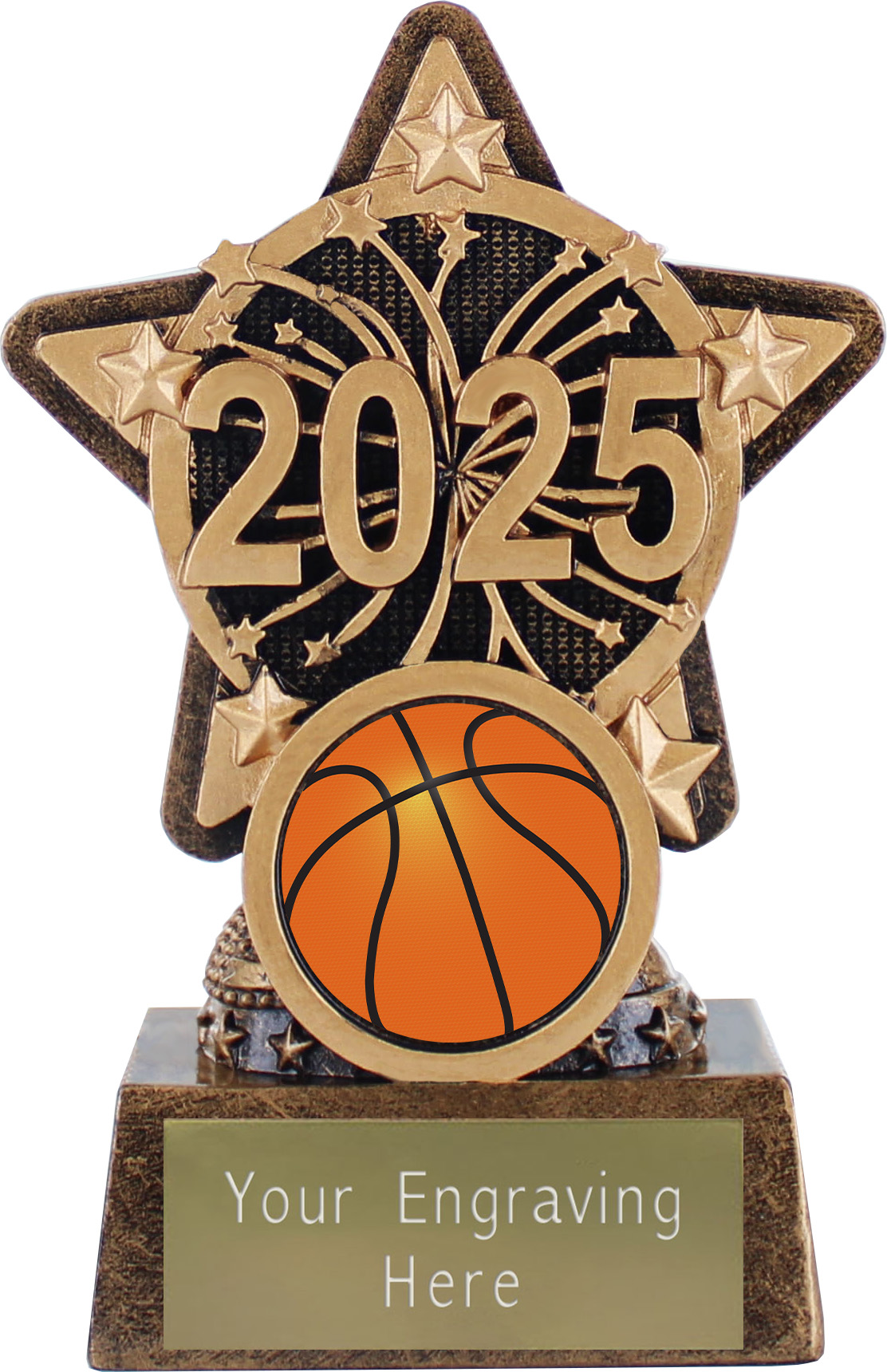 2025 Basketball Trophy by Infinity Stars 10cm (4")