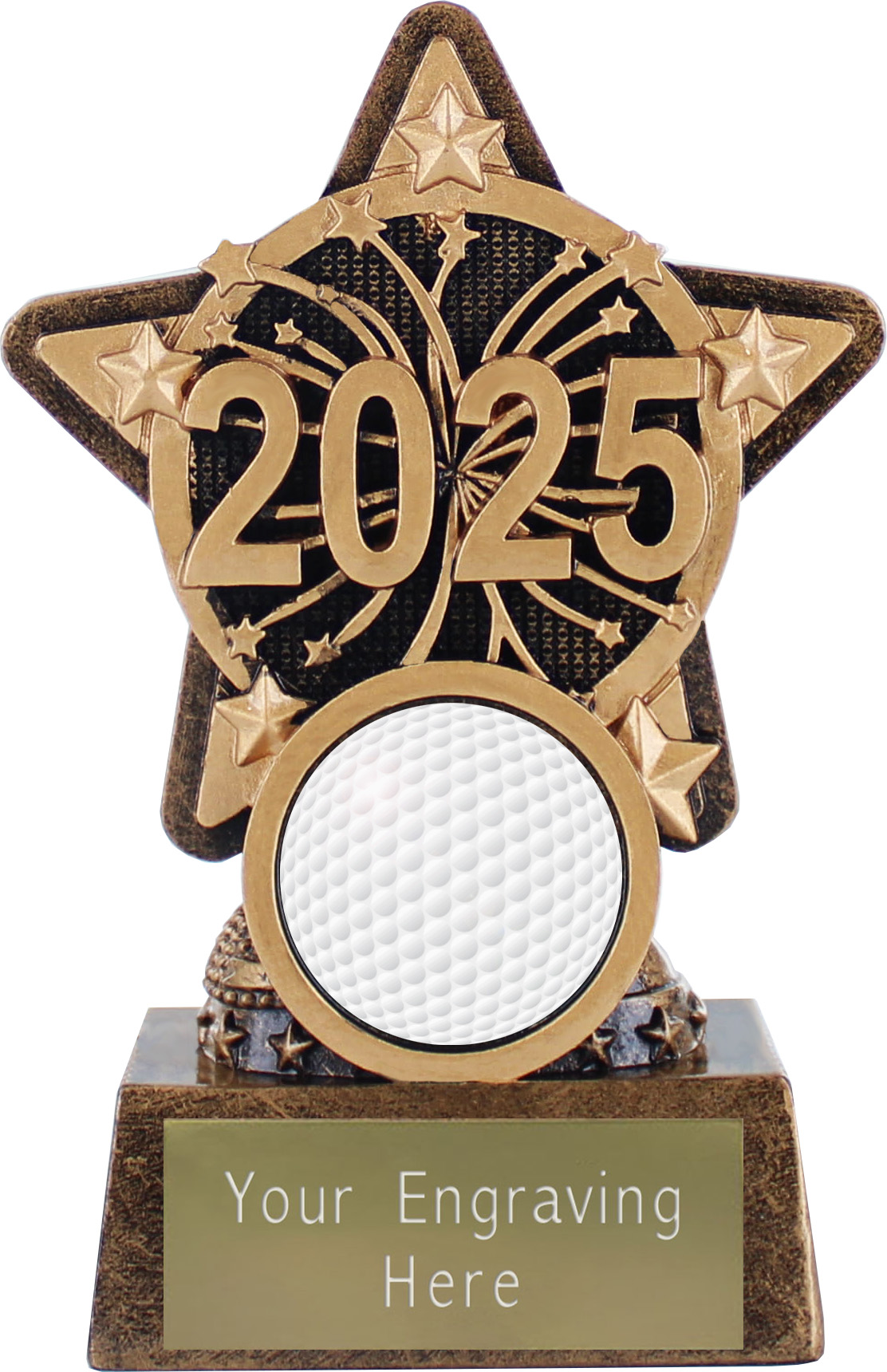 2025 Golf Trophy by Infinity Stars 10cm (4")