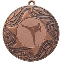 Sunburst Kickboxing Medal Bronze 50mm (2")