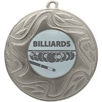 Sunburst Billiards Medal Silver 50mm (2")