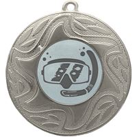 Sunburst Scuba Diving Medal Silver 50mm (2")