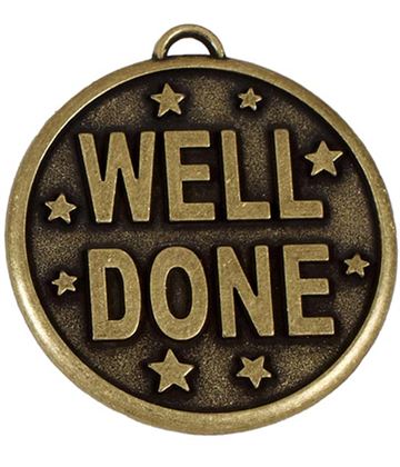 Well Done Medals | Trophy Store