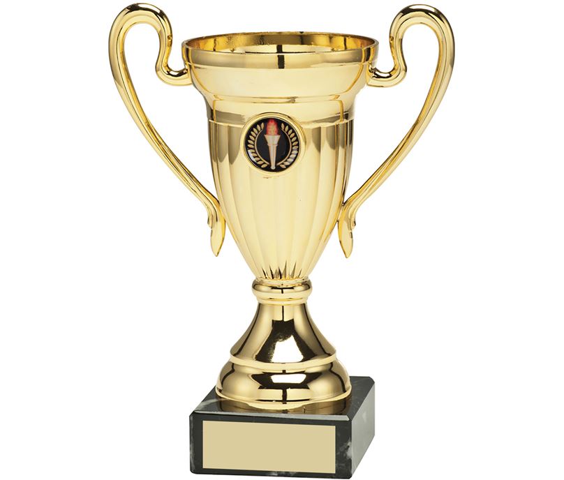 Gold Mini Trophy Cup With Handles 16cm (6.25")
