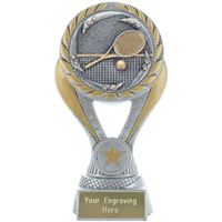 Cosmic Curve Tennis Trophy 18cm (7")
