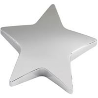 Silver Star Paperweight 9.5cm (3.75")