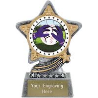 Goalkeeper Trophy by Infinity Stars Antique Silver 10cm (4")