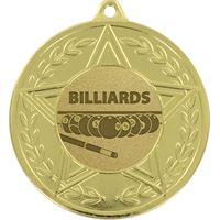 Sirius Billiards Medal Gold 50mm (2")