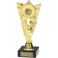 Muay Thai Trophy Valour on Marble Base Gold 21cm (8.25")