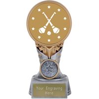 Hurling Trophy iKon Antique Silver & Gold 15cm (6")