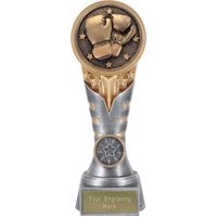 iKon Boxing Trophy Antique Silver & Gold 20cm (8")
