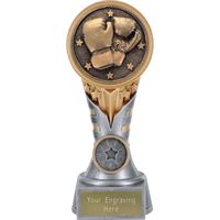 iKon Boxing Trophy Antique Silver & Gold 17.5cm (6.75")