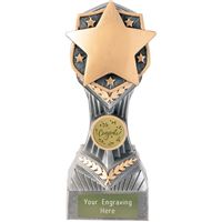 Falcon Congratulations Trophy Antique Silver 19cm (7.5")