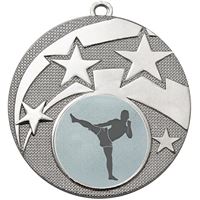 Stardust Kickboxing Medal Silver 50mm (2")